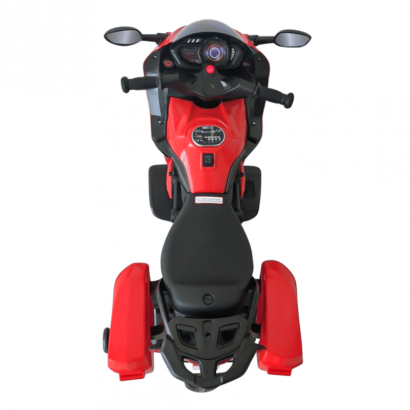 Moto Elétrica Infantil BZ R1 12V Vermelha com Rodinhas de Apoio, Música ...